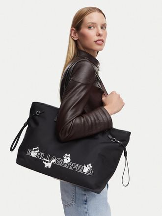 Karl Lagerfeld Handtasche KARL LAGERFELD B3W30351 Schwarz