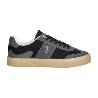 Trussardi Vulcanised Mesh and Leather Trainer - - Shoes - Herren - Schwarzk - 46 EU