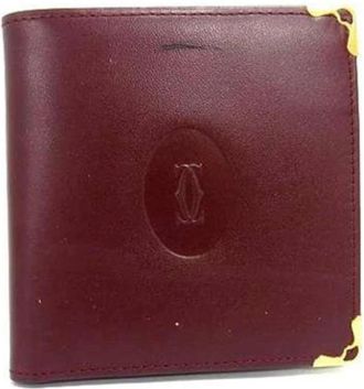 Cartier unisex, Pre-owned, Rouge, Taille: ONE Size Portefeuille Vintage Pre-owned