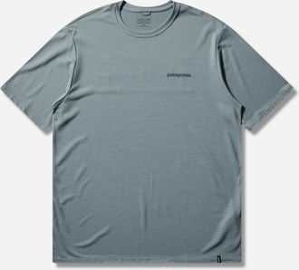 Patagonia Men s Capilene Cool Daily Shirt Boardshort Logo Blue Sage