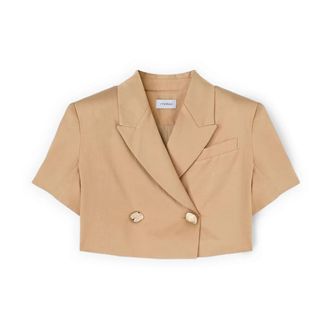 Motivi Spencer Jacke - - Jackets - Damen - Beige - M