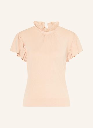 BA&SH Ba&Sh Strickshirt Olea Mit R&uuml;schen beige