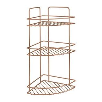 Metaltex Reflex Eckregal 3- Etg. 23x23x53cm Polytherm Kupfer