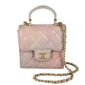 Chanel Pre-owned Vintage Mini Schultertasche - - Pre-owned - Damen - Rosa - ONE SIZE