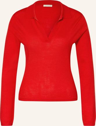 Lilienfels Lilienfels Pullover Mit Merinowolle rot