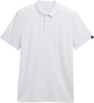 Tom Tailor Herren 1045586 Poloshirt, 38113 - Chalk Grey White Two Tone, XL EU