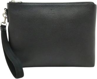 Gucci Sac Clutch Cosmopolis en cuir Pre-owned - Femme - Pre-owned - Noir - Taille: ONE Size