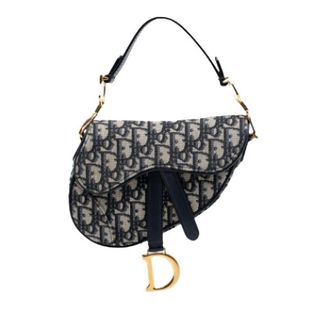 Dior The Saddle Bag doccasion - Femme - Pre-owned - Bleu - Taille: ONE Size