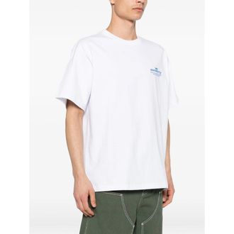 Awake NY Logo-Printed Cotton T-Shirt - White