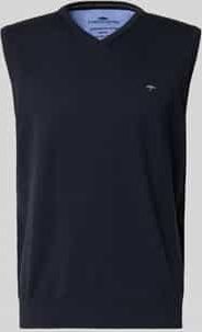 Fynch-Hatton Pullunder mit Label-Stitching