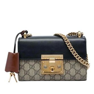Gucci Sac bandouli&egrave;re S-lock Pre-owned - Femme - Pre-owned - Beige - Taille: ONE Size