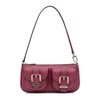 Michael Kors Femme, Sacs, Violet, Taille: ONE Size Zoe Small Pebbled Leather Pochette