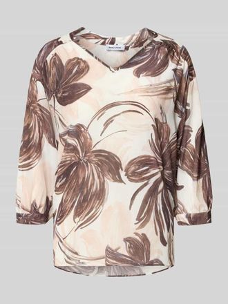 More & More Relaxed Fit Bluse aus Viskose-Mix mit floralem Allover-Print