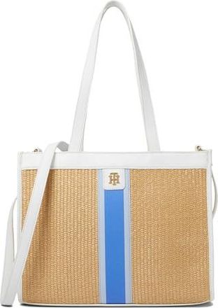 Tommy Hilfiger Sac fourre-tout Sophia II, Blanc (Optic White), Large