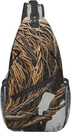 Generic Tree Vine Bear Sac &agrave; bandouli&egrave;re de voyage pour homme Sac &agrave; dos de randonn&eacute;e