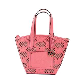 Michael Kors Kimber Kleine Handtasche Umh&auml;ngetasche 2-in-1 aus veganem Leder in Ros&eacute; - - Bags - Damen - Rosa - ONE SIZE