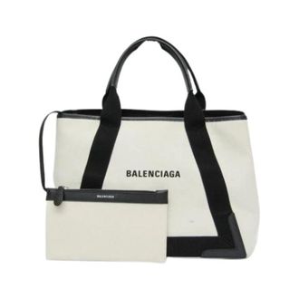 Balenciaga Pre-owned Navy Cabas Tote Bag - - Pre-owned - Damen - Wei&szlig; - ONE SIZE