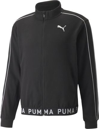 Puma Herren Jacke mit durchgehendem Reißverschluss Strickjacke, Schwarz, XL
