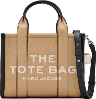 Marc Jacobs Femme, Sacs, Beige, Taille: ONE Size Colorblock Small Tote Bag