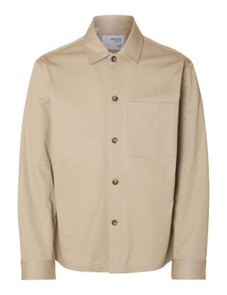 Selected Slhtate Heavy Twill Overshirt Ls Noos