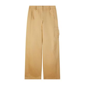 Patrizia Pepe Straight Hosen - - Trousers - Damen - Beige - L