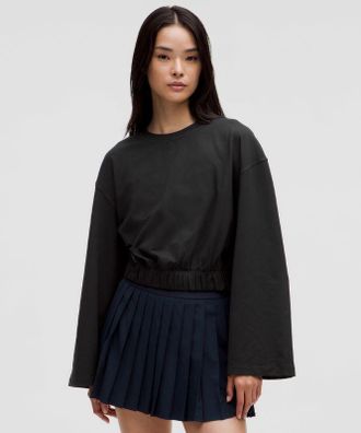 lululemon Pull col rond décontracté Soft Jersey pour Femmes - Taille XL