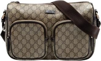 Gucci unisex, Pre-owned, Beige, Taille: ONE Size Sac bandouli&egrave;re vintage Pre-owned