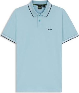 BOSS Hommes Paul Polo Slim en Coton Stretch logoté