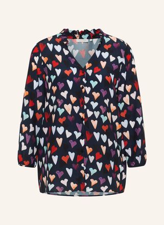 Eterna Bluse Loose Fit blau