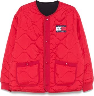 Tommy Hilfiger Homme, Vestes, Rouge, Taille: S Apxgp Collection Veste Doublure Réversible Matelassée