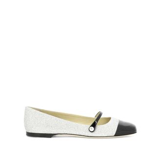 Jimmy Choo London Elisa Ballerinas - - Shoes - Damen - Wei&szlig; - 40 EU
