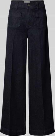 Stefanel Wide Leg Jeans mit aufgesetzten Taschen