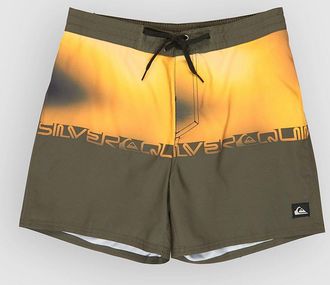 Quiksilver Everyday Half Jam 16 Boardshorts grape leaf wordblock