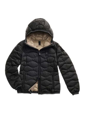 Blauer Manteau Au Genou - Noir