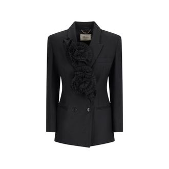 Blumarine Giacca Misto Lana 2B122A - Femme - Vestes - Noir - Taille: 40 FR