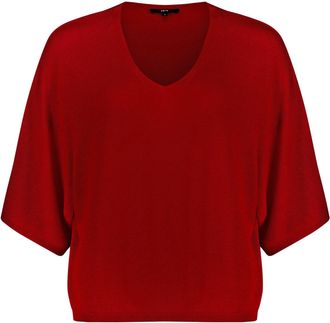 Zero Feinstrickpullover kurzarm