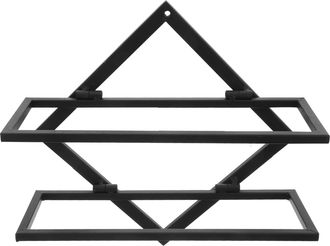 Artibetter Wandmontiertes Weinregal aus Robustem Stabiler Wandhalter für Weinflaschen Installieren Dekoratives Flaschenregal für Zuhause und Weinliebhaber Langle