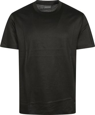 Emporio Armani Homme, Tops, Noir, Taille: XS T-shirt &agrave; col rond