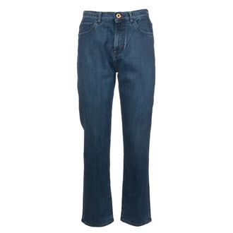 Jacob Cohen Holly Crop Jeans mit Logo-Detail - - Jeans - Damen - Blau - W30