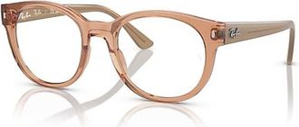 Ray-Ban Rb7227 Optics Hellbraun Transparent Fassung Demo Gläser Glas Polarisiert 53-21