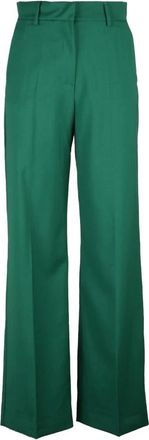 Max Mara Femme, Pantalons, Vert, Taille: 36 FR Pantalone