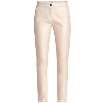 ZiZo Gold Hahnentritt Hose - - Trousers - Damen - Rosa - XS