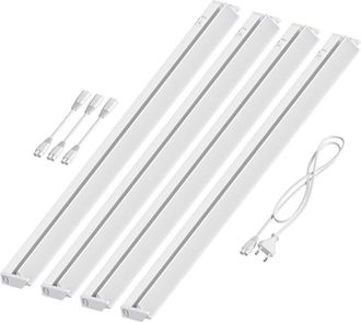 LEDs Com LED Unterbau-Leuchte LIWO 91cm, schwenkbar, je 1444lm, warmweiß 4er Set