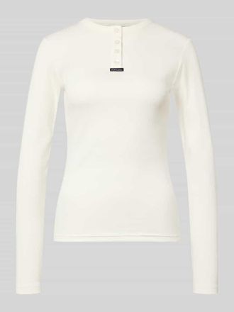 Karo Kauer Slim Fit Longsleeve aus elastischem Baumwoll-Mix