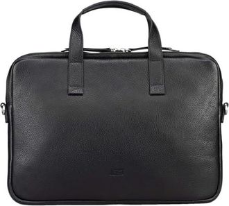 Jost Cuir sac dordinateur portable sac &agrave; &eacute;paule bandouli&egrave;re pour ordinateur portable Vika Laptop Case 15.6 Black noir
