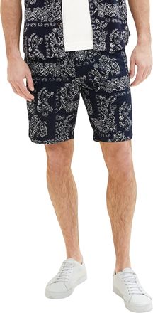 Tom Tailor Herren 1036297 Bermuda Shorts, 31783 - Navy Big Paisley Design, XL