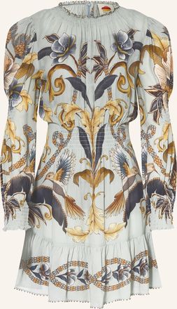 Farm Rio Farm Rio Kleid Snake Garden Mit Schmuckperlen blau