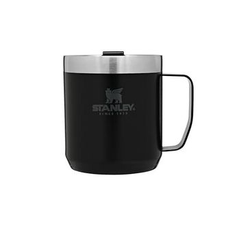 Stanley 1913 Classic Legendary Camp Mug Isotherme 0,35 L - Chaud 1,5 h - Froid 3 h - Compatible lave-vaisselle - Sans BPA - Tasse &agrave; caf&eacute; - Matt Black