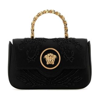 Versace Femme, Sacs, Noir, Taille: ONE Size Mini Top Handle Vitello