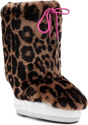 Moon Boot Moon Boot Au&szlig;en-Schuhw&auml;rmer Cover Rex Rabbit 140C0V04001 Braun